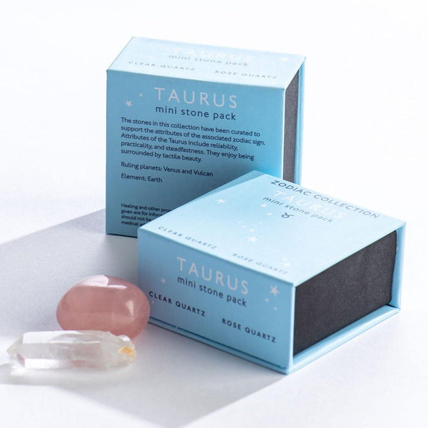 Taurus Zodiac Crystal Stone Set – The Spiritual Planet